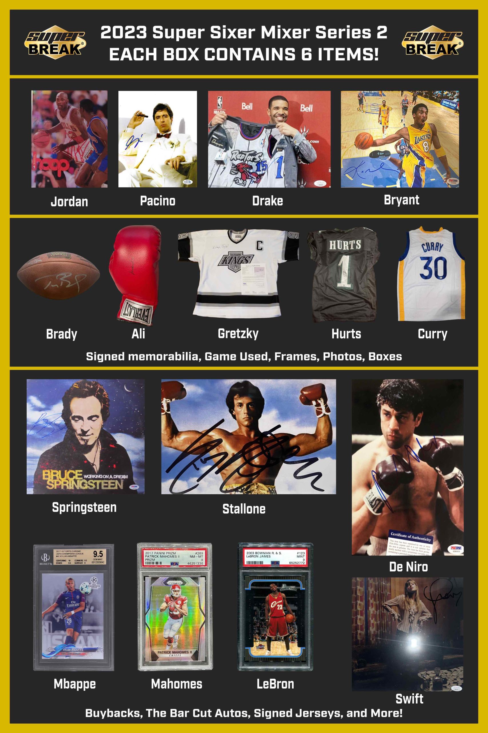 Firehandcards | 2023 Super Sixer Mixer Series 2 Random Hits Box #3