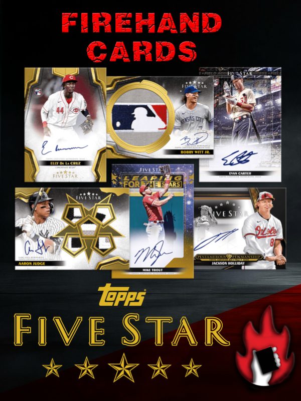 Firehandcards | 2024 Topps Five Star Baseball 8 Box Case Break Random ...