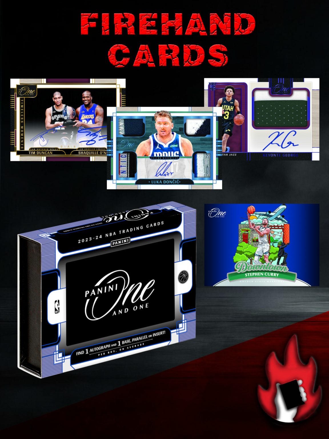 Firehandcards | 23/24 Panini One and One Basketball 10 Box Case Break ...