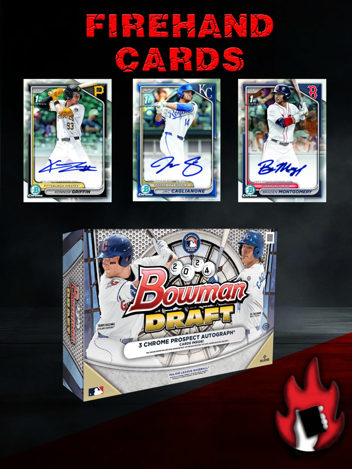 Firehandcards | 2024 Bowman Draft Baseball HTA Choice 6 Box Case Break ...