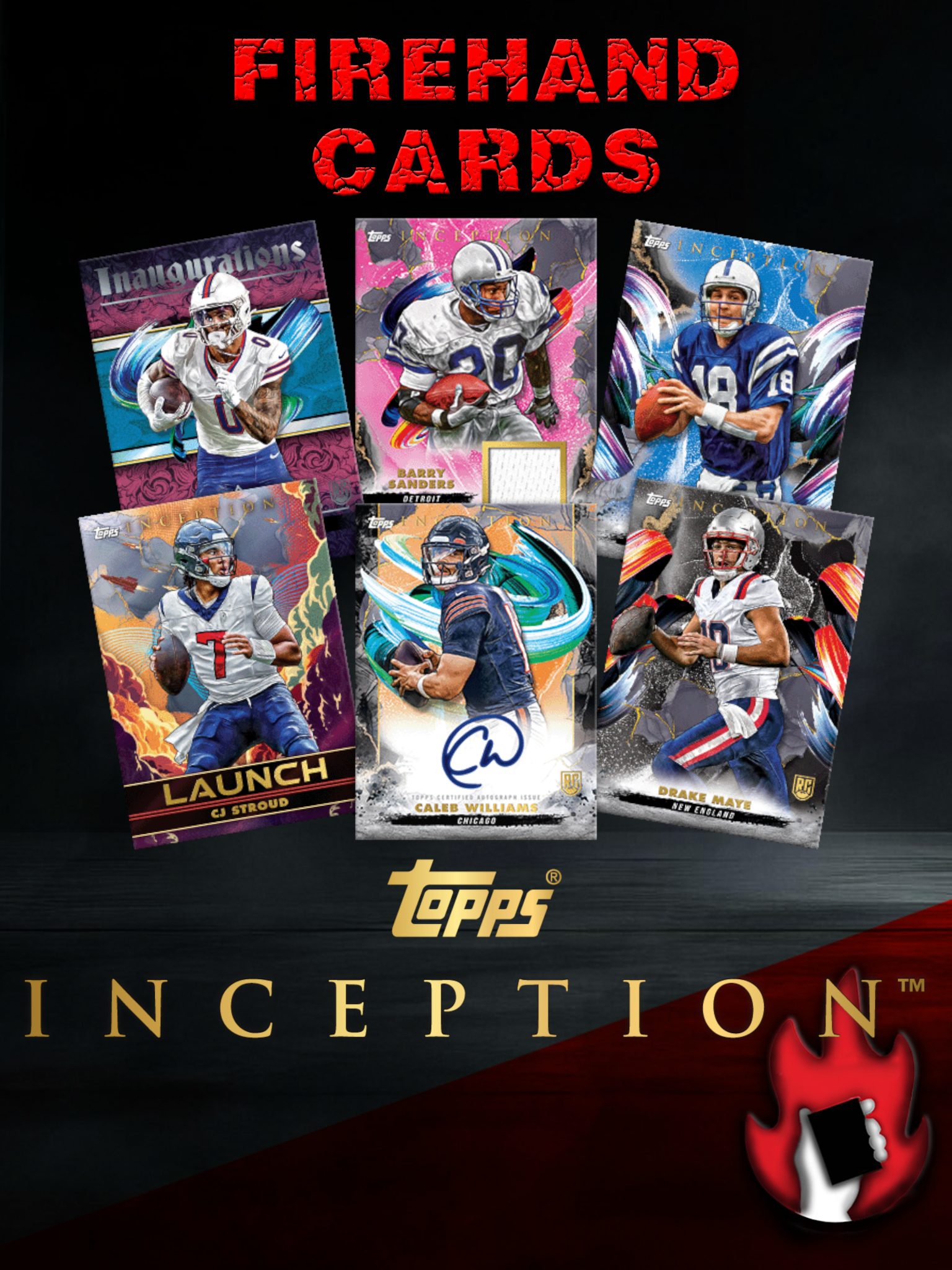 Firehandcards | 2024 Topps Inception Football 8 Box Case Break PYT #4