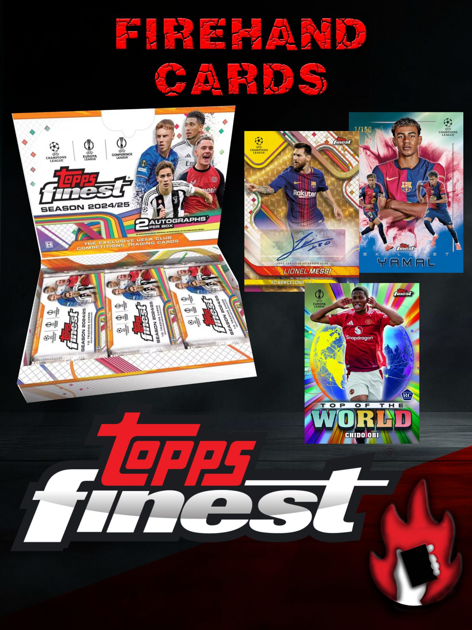Firehandcards | 24/25 Topps UEFA Club Competitions Finest Soccer Hobby ...