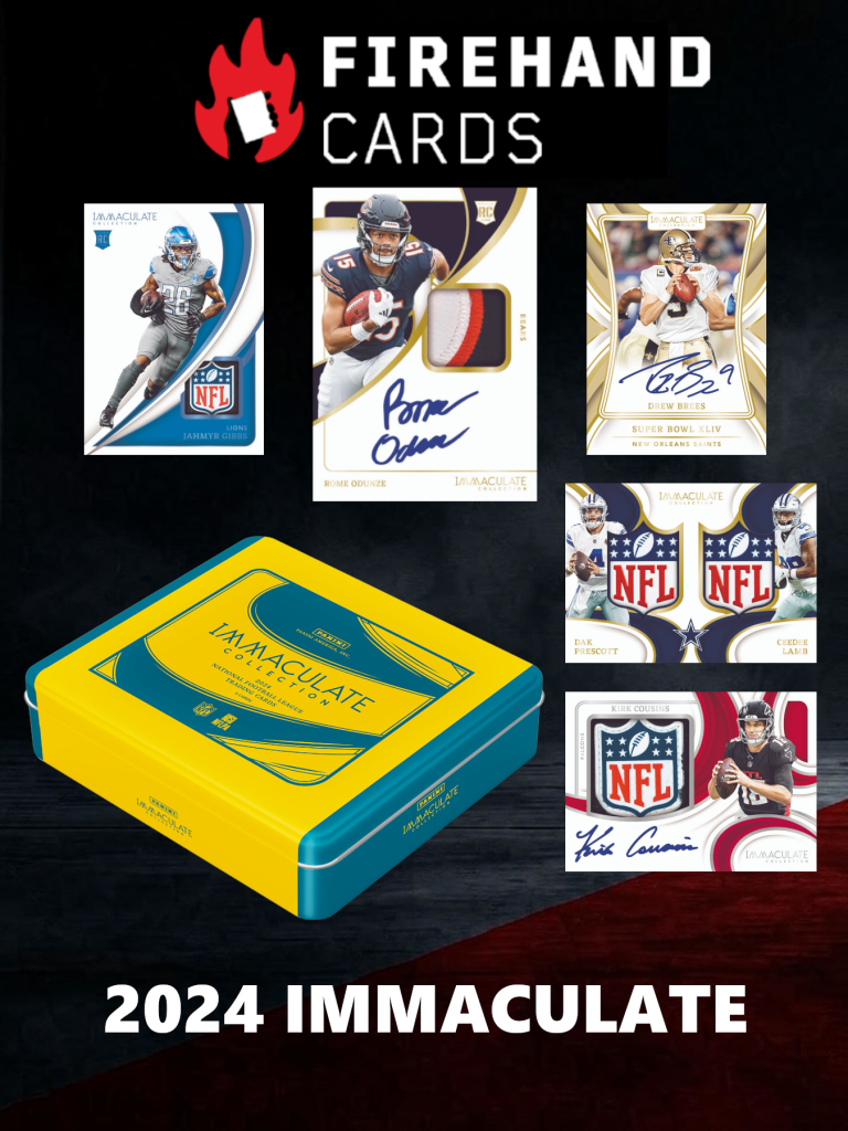 Firehandcards | 2024 Panini Immaculate Football 2 Box Break Random Teams #3