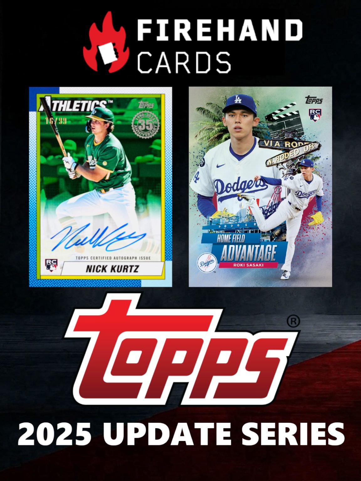 Firehandcards | 2025 Topps Update Series Baseball Jumbo 6 Box Case ...