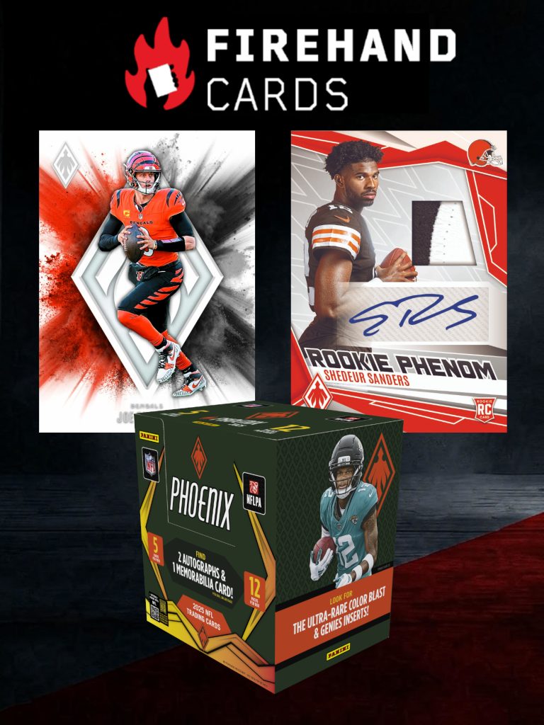 Firehandcards | 2025 Panini Phoenix Football Hobby 4 Box Break PYT #1